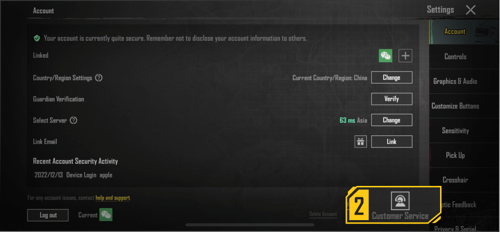 IN-GAME CUSTOMER SERVICE INTRODUCTION
